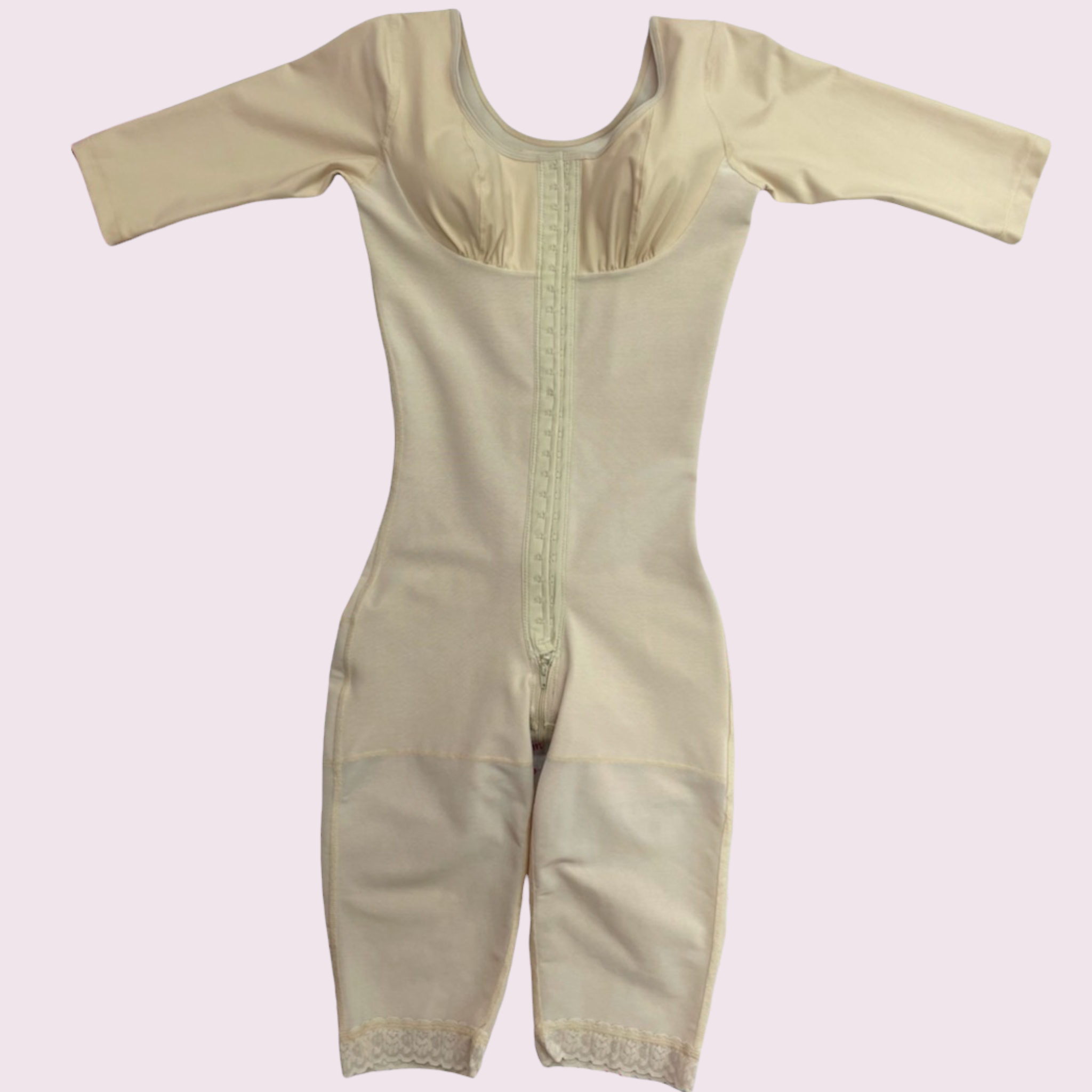 (FINAL SALE) FB1002 FAJA LONG WITH BRA AND ARMS – Bonita Shape